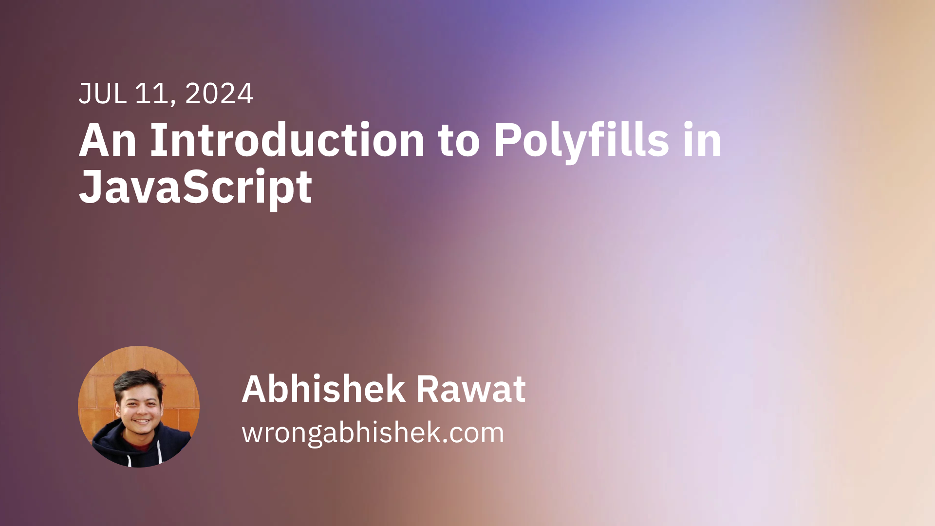 An Introduction To Polyfills In Javascript